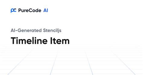 Build Great Stenciljs Timeline Item Components Faster Using Ai Tools
