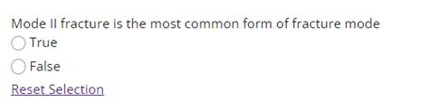 Solved Mode Ii Fracture Is The Most Common Form Of Fracture