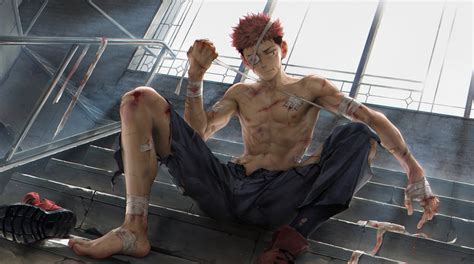 Itadori Yuuji Jujutsu Kaisen Drawn By Beitemian Danbooru