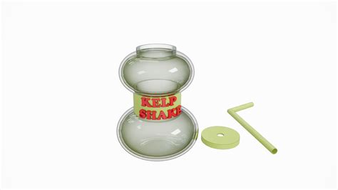 🍾 Spongebob Kelp Shake Useable Bottle・ Stl File For 3d Printing・cults