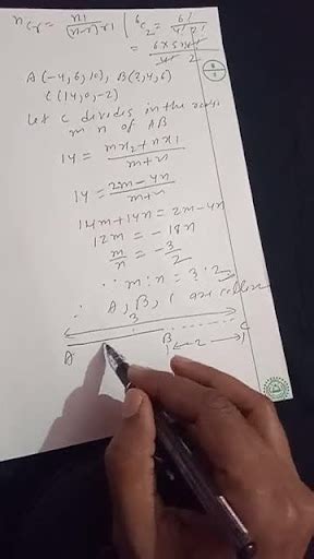 Therefore The Required Point Is 3 14 19 Example 8 Using Section For