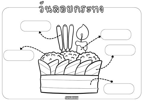 ใบงานเด็กประถม 📌📌 แจกฟรี ใบงานวันลอยกระทง ใบงานอนุบาล Facebook