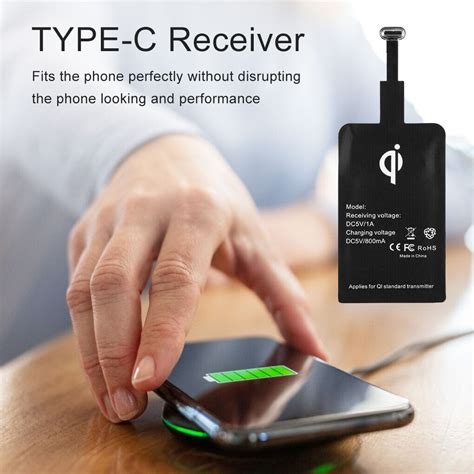 Type C Wireless Charging Qi Receiver