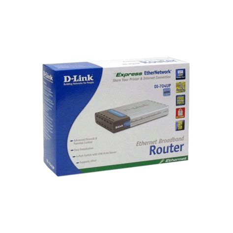 D Link Print Server DI 704UP Usb 4Port Navitech