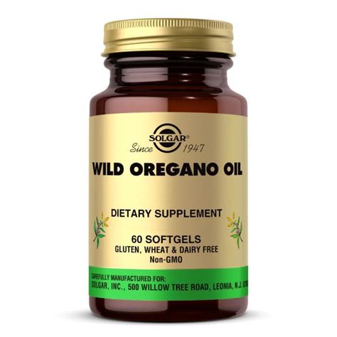 Solgar Wild Oregano Oil - Масло орегано 60 капсул - купить с доставкой ...
