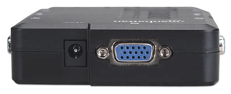 Manhattan 4 Port Compact KVM Switch 151269