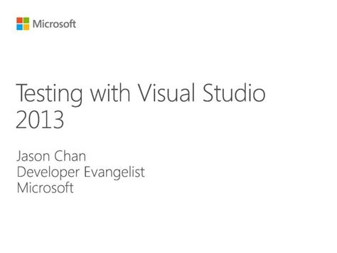 Pdf Test Automation Cpttm · •coded Ui Test And Web Performance Load Test •generate Code