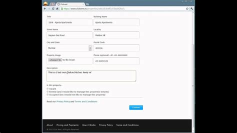 Add Property Youtube