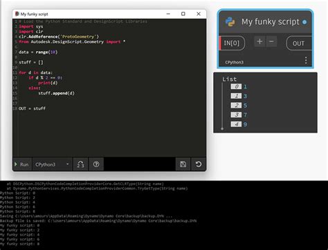 Print In Python NOT OUT Developers Dynamo