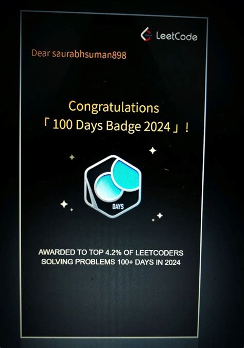 suman saurav on linkedin 100daysofcode leetcode continuouslearning