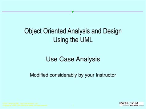ppt object oriented analysis and design using the uml powerpoint
