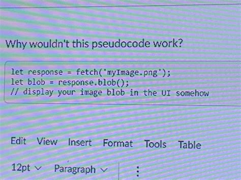 Answered Why Wouldnt This Pseudocode Work Let Bartleby