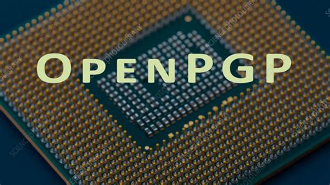 Openpgp Stock Image F0448933 Science Photo Library