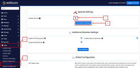 How To Enabledisable Fastcgi For Apache Server Via Webuzo
