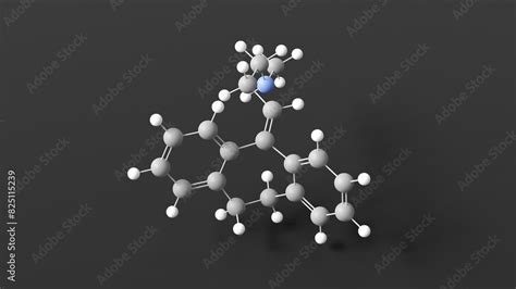 Nortriptyline Molecular Structure Tricyclic Antidepressant Ball And