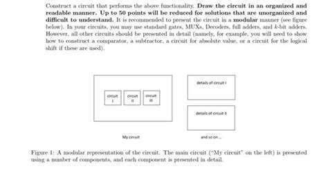 Solved Construct A Circuit That Performs The Above Chegg