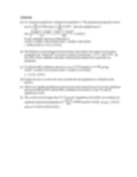 Extra Quiz 5 On Introduction To Statistics And Biostatistics Math 263 Quizzes Mathematics