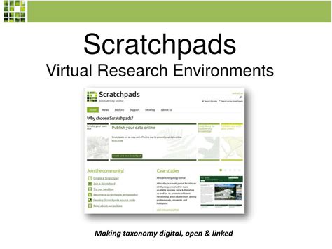 Ppt Scratchpads Powerpoint Presentation Free Download Id2011263