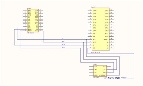 problems connecting differential adc to spi chain electrical