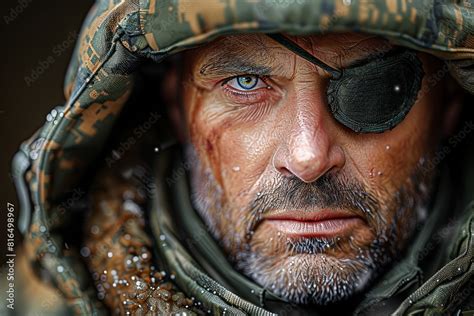 Hyper Realistic Military Man In Street Fighter Style Digital Art 4k Ultra Resolution Stock