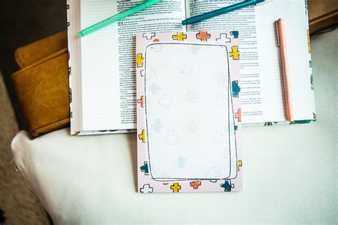 Multi Color Cross Large Notepad Kingfolk Co Wholesale