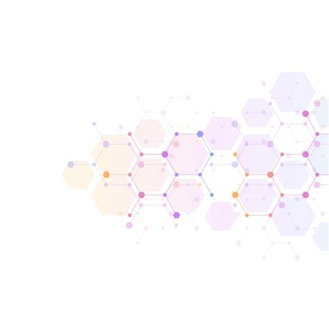 Premium Vector Design Element With Hexagons Pattern And Geometric Shapes