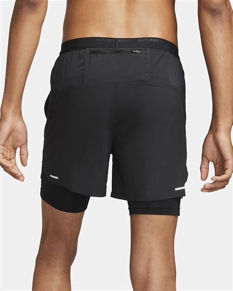 Nike Stride Mens Dri Fit 13cm Approx Hybrid Running Shorts Nike Pt