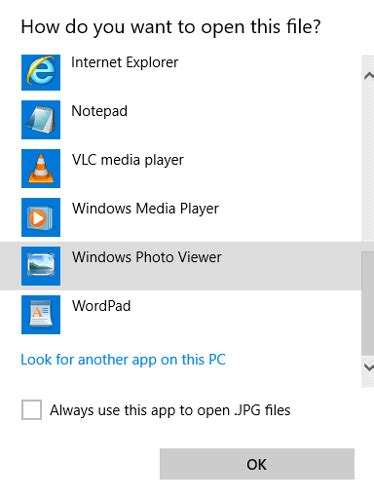 How To Set Windows Photo Viewer As Default In Windows