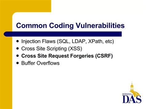cross site request forgery ppt web development internet