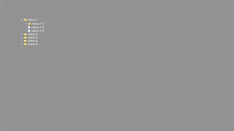 Pure Css Collapsible Tree Menu