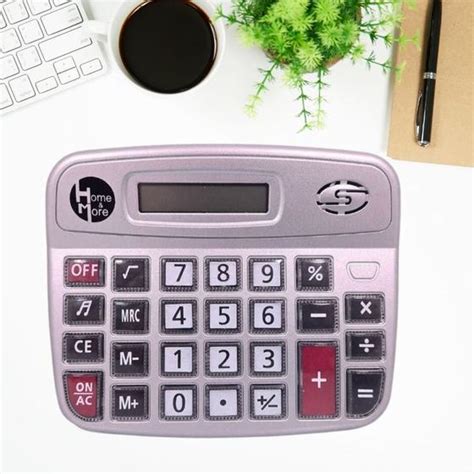 Calculadora Simples de Mesa Eletrônica Digital Grande Escritório