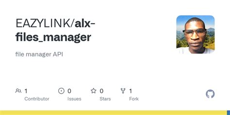 github eazylink alx files manager file manager api