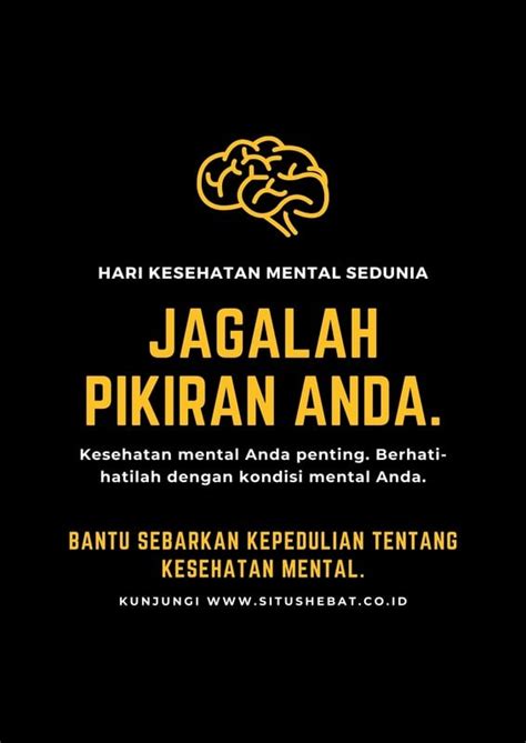 Pilih Poster Kesehatan Mental Gratis Canva