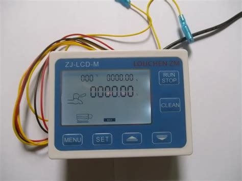 Control Flow Sensor Meter LCD Display ZJ LCD M Screen For Flow Sensor Flow In Flow Sensors From