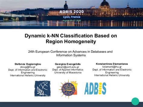 Pdf Dynamic K Nn Classification Based On Region Homogeneity