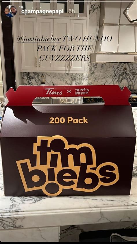 Since When Did Timmies Sell 200 Pack Of Timbits Drake The Only Nigga I Seen With This 😂