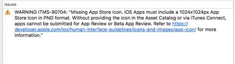 Xcode Xamarin Ios Missing App Store Icon Warning Stack Overflow