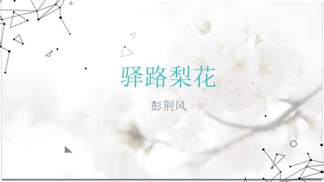 第15课驿路梨花课件共37张ppt 2022 2023学年部编版语文七年级下册 21世纪教育网