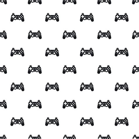 Video Game Controller Pattern Simple Style 15208994 Vector Art At Vecteezy
