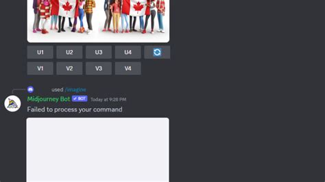 Fix Failed To Process Your Command Error On Midjourney