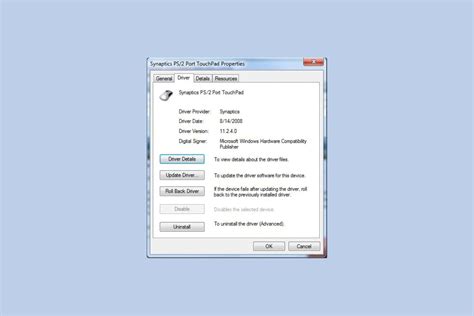 Download And Install The Synaptics Touchpad Driver For Windows 7
