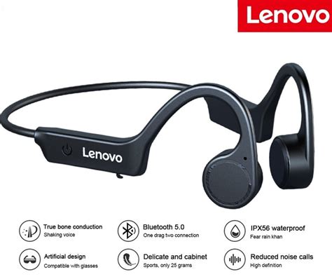 Наушники беспроводные Lenovo ThinkPlus X4 костная проводимость купити в ...