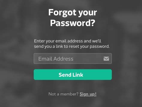 10 Reset Password Screen Ideas Passwords Reset Password Wireframe Design
