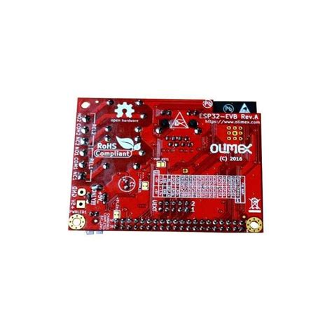 esp32 evb olimex development board with wifi ble ethernet micro sd card uext and gpio