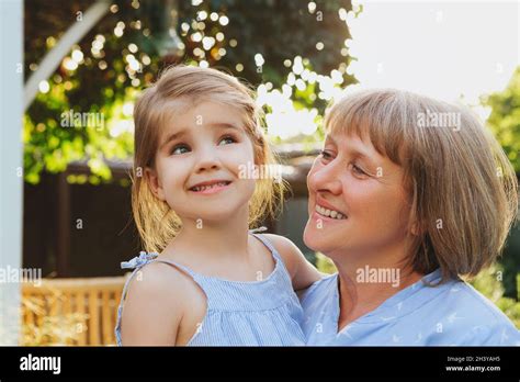 Loving Grandmother Adult Granddaughter Hi Res Stock Photography And