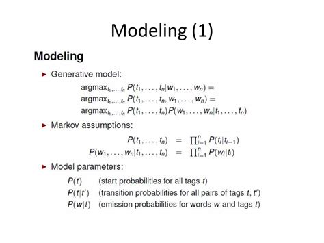 Lecture 7 Hidden Markov Models Hmms Pptx Technology And Computing