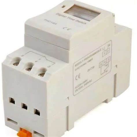 Jual Programmable Digital Timer Switch Weekly Dc 12v 24v 48v Din Rail 18 Vdc Di Seller