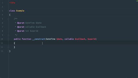 20 Автоматическая инициализация полей класса в Php Storm Ua