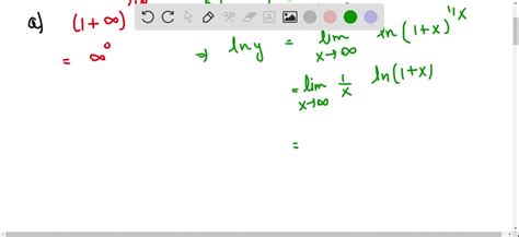 Solveda Describe The Type Of Indeterminate Form If Any That Is Solveda Describe The Type Of Indeterminate Form If Any That Is