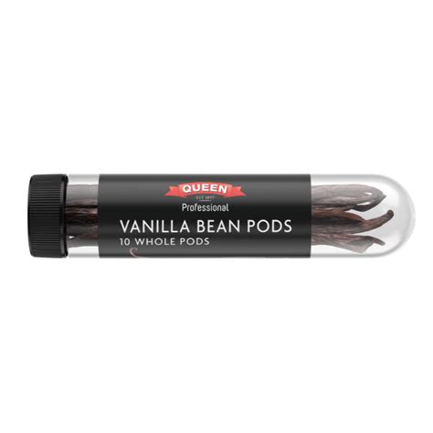 Vanilla Bean Pods 10 Pack Queen Professional